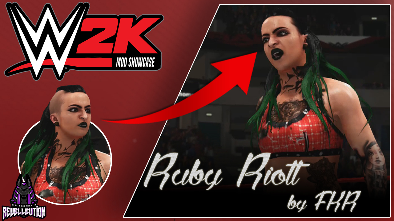 WWE 2K Mod Showcase: Ruby Riott Update! #WWE2KMods #WWE #RubyRiott ...