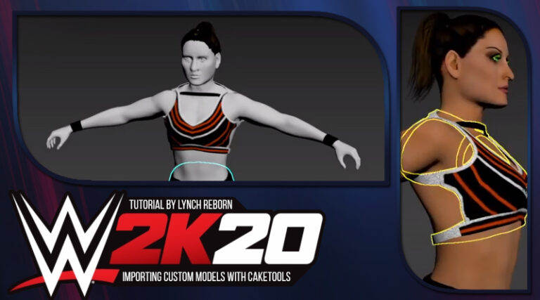 WWE 2K20 Mod Tutorial by Lynch Reborn: Importing Custom Models With ...