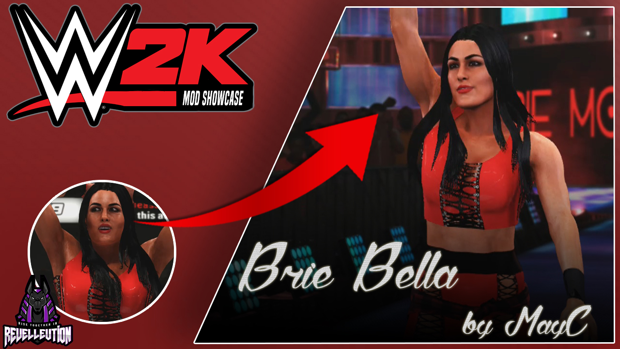 WWE 2K Mod Showcase: Brie Bella Update Mod! #WWE2KMods #WWE #BrieBella ...