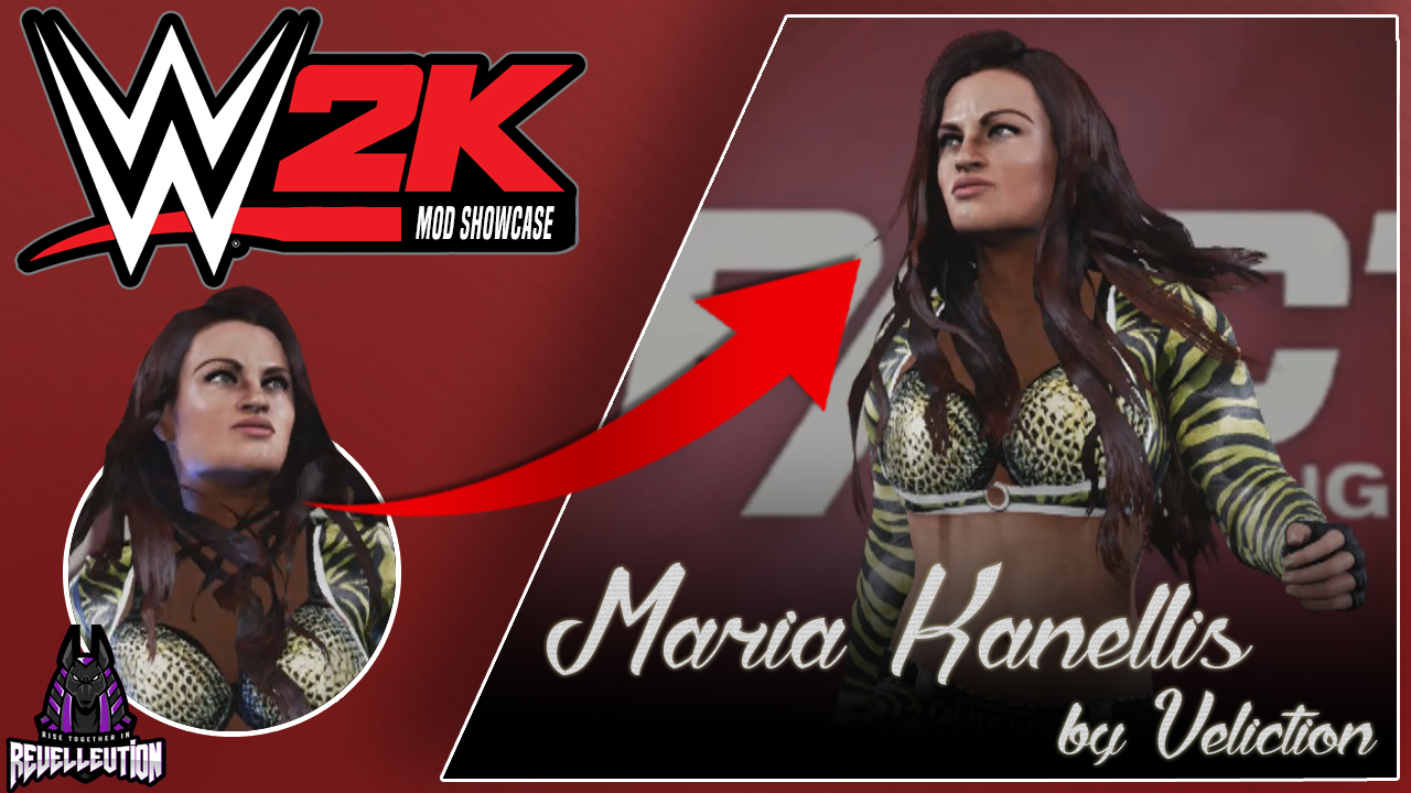 WWE 2K Mod Showcase: Maria Kanellis Update Mod! #WWE2KMods #WWE # ...