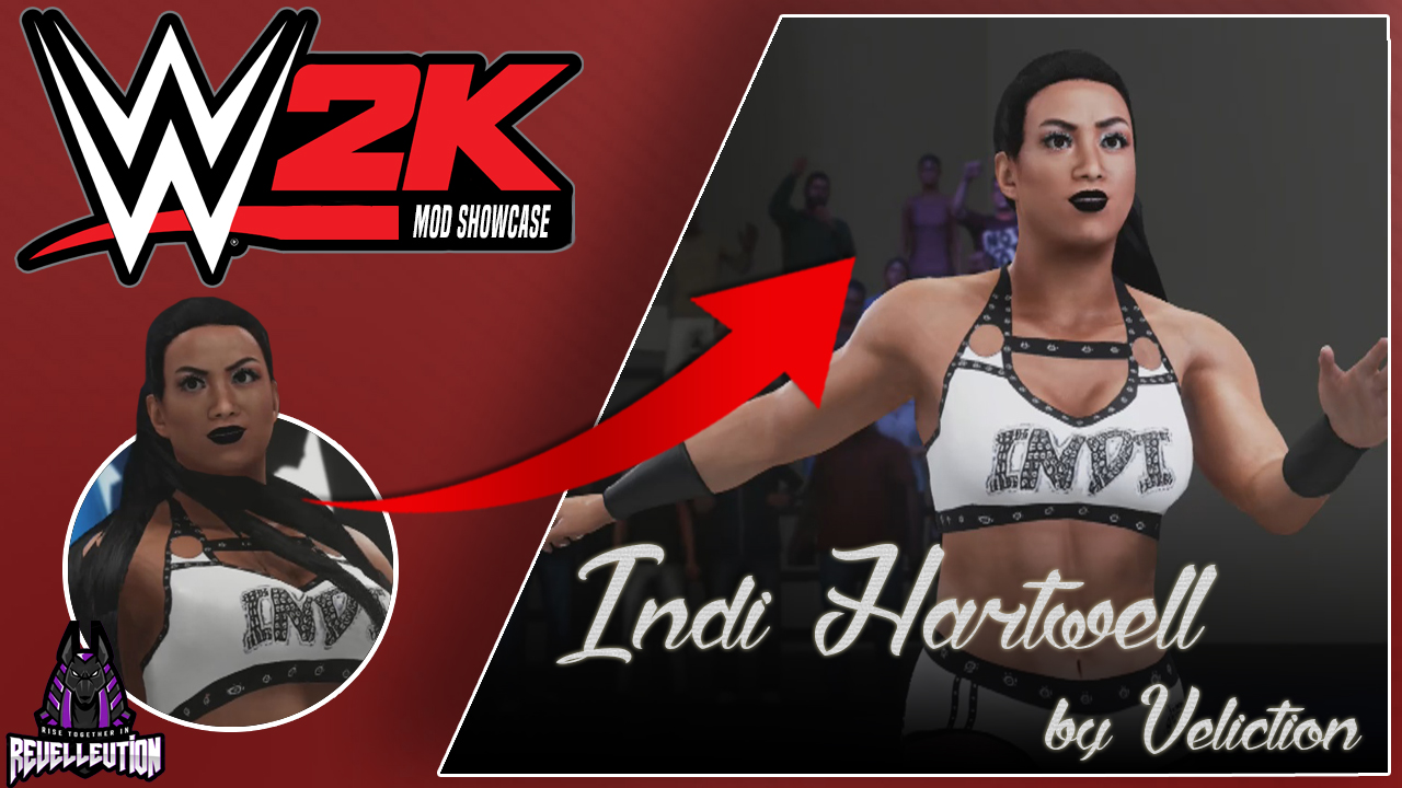 WWE 2K Mod Showcase: Indi Hartwell Mod! #WWE2KMods #WWE #IndiHartwell ...