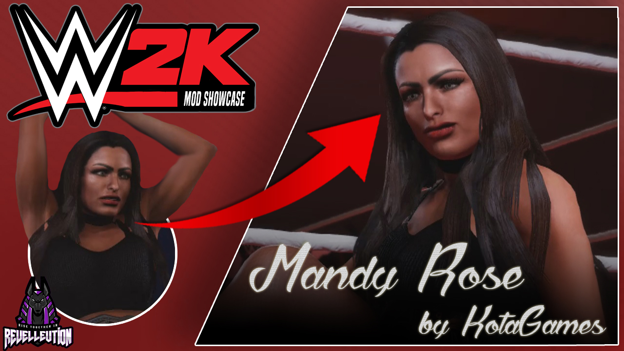 WWE 2K Mod Showcase: Mandy Rose Mod Update! #WWE2KMods #WWE #MandyRose ...