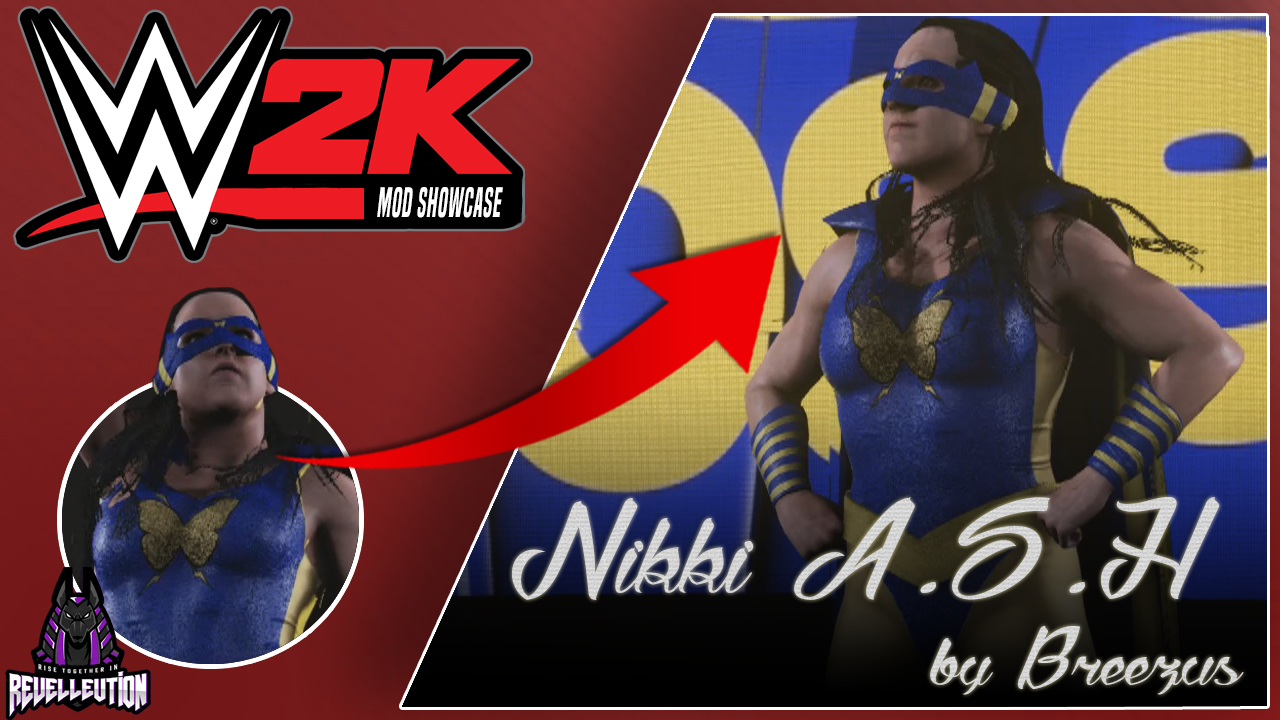 WWE 2K Mod Showcase: Nikki A.S.H (Nikki Cross) Mod! #WWE2KMods #WWE # ...