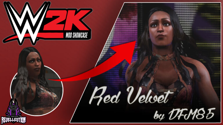 WWE 2K Mod Showcase: Red Velvet Mod! #WWE2KMods #AEW #RedVelvet ...