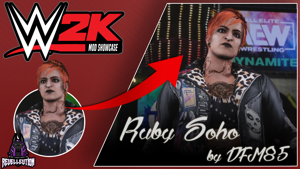 WWE 2K Mod Showcase: Ruby Soho (Ruby Riott) Mod Update! #WWE2KMods # ...