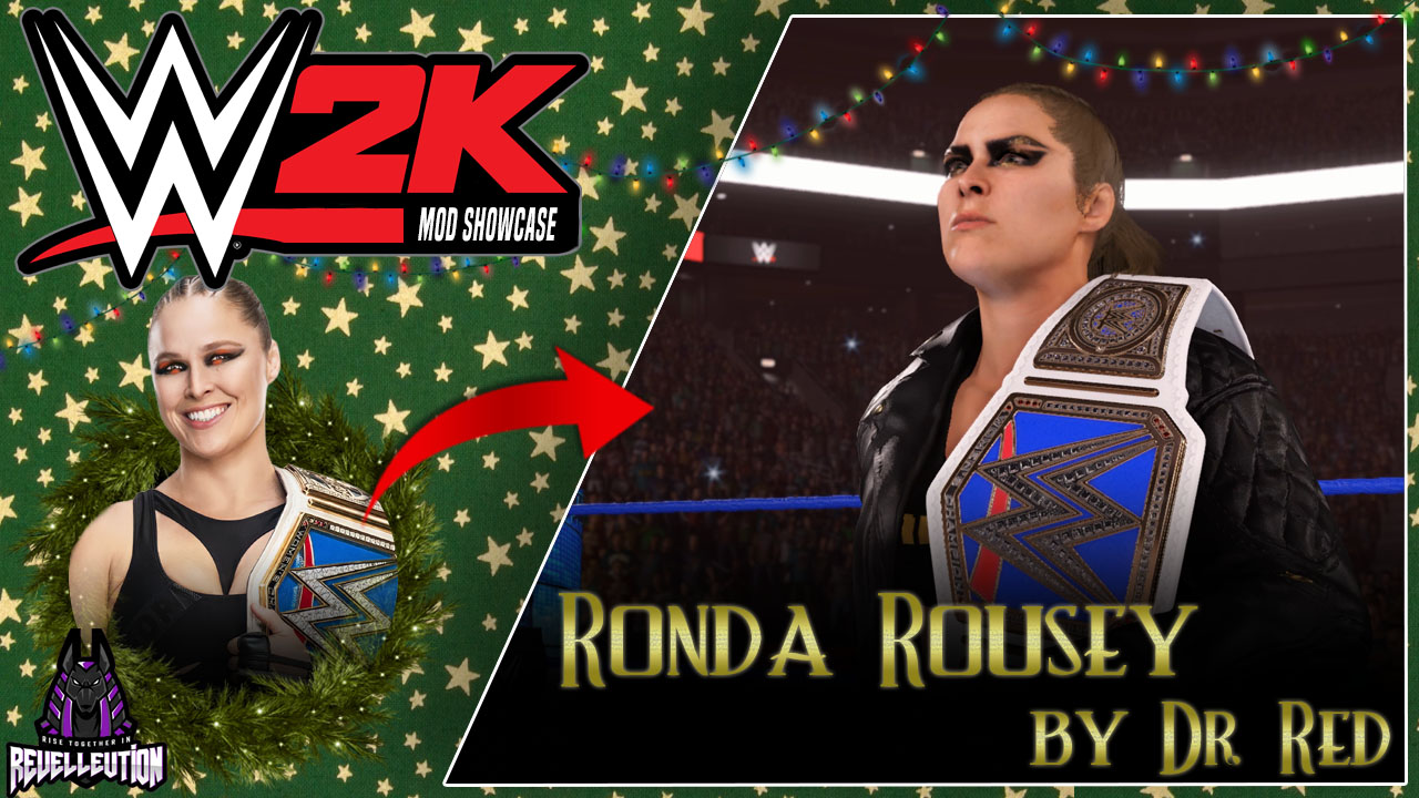 WWE 2K ModMas: Ronda Rousey Mod #ModMas #WWE2K22 - Revelleution.com ...
