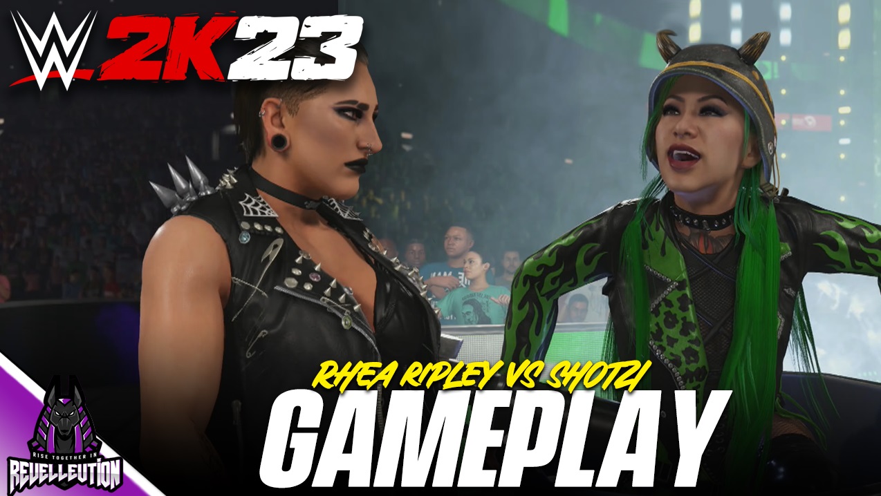 WWE 2K23: Rhea Ripley Vs Shotzi #WWE2K23 - Revelleution.com - Women's ...