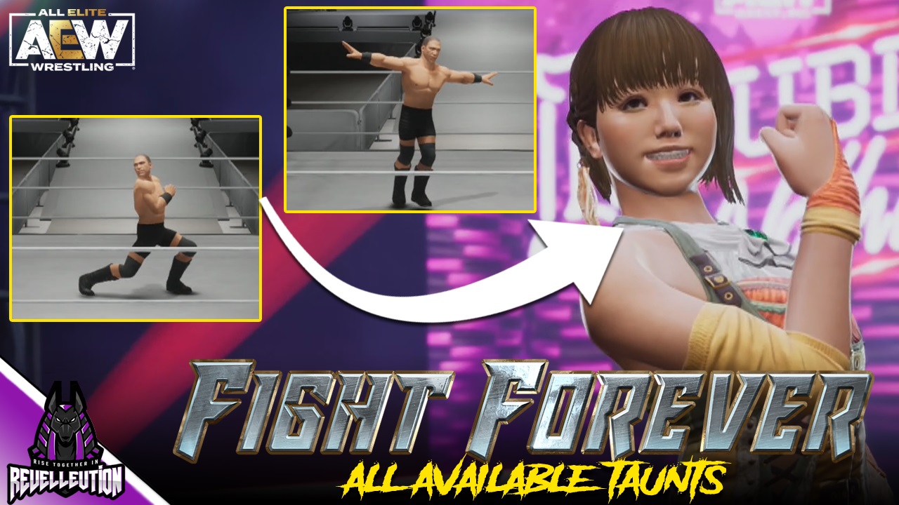 AEW Fight Forever: All Available Taunts #AEWFightForever #AEW ...