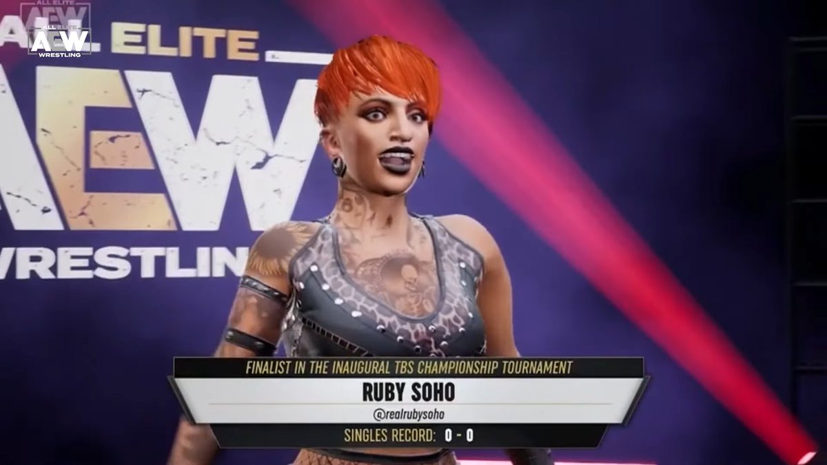 First Look at Ruby Soho in AEW: Fight Forever - Revelleution.com ...