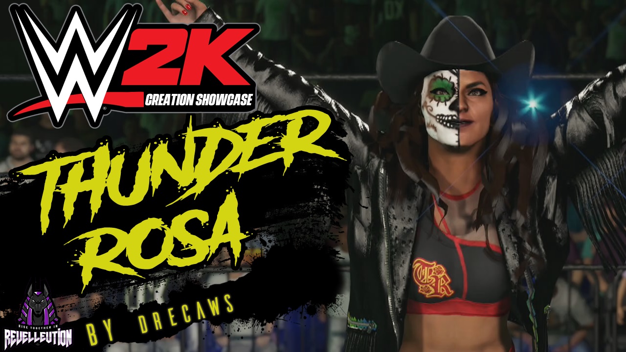 WWE 2K Creation Showcase: Thunder Rosa #WWE2K23 #AEW - Revelleution.com ...