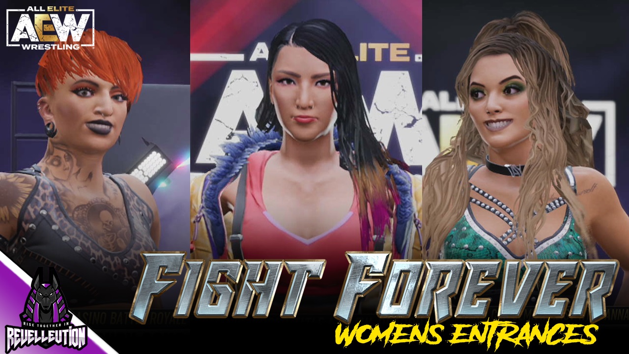 AEW Fight Forever: All Women's Entrances #AEW #FightForever ...