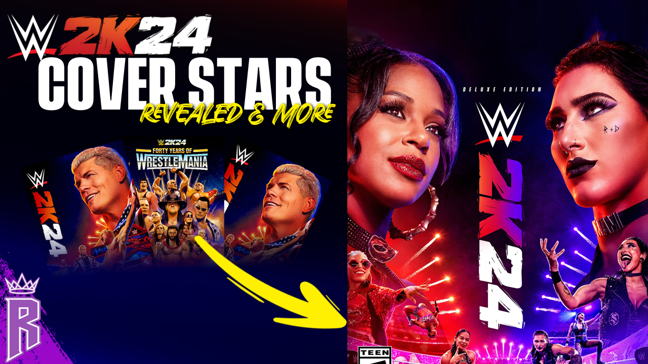 WWE 2K24: Cover Stars Revealed, Price Options & More #WWE2K24 #WWE ...