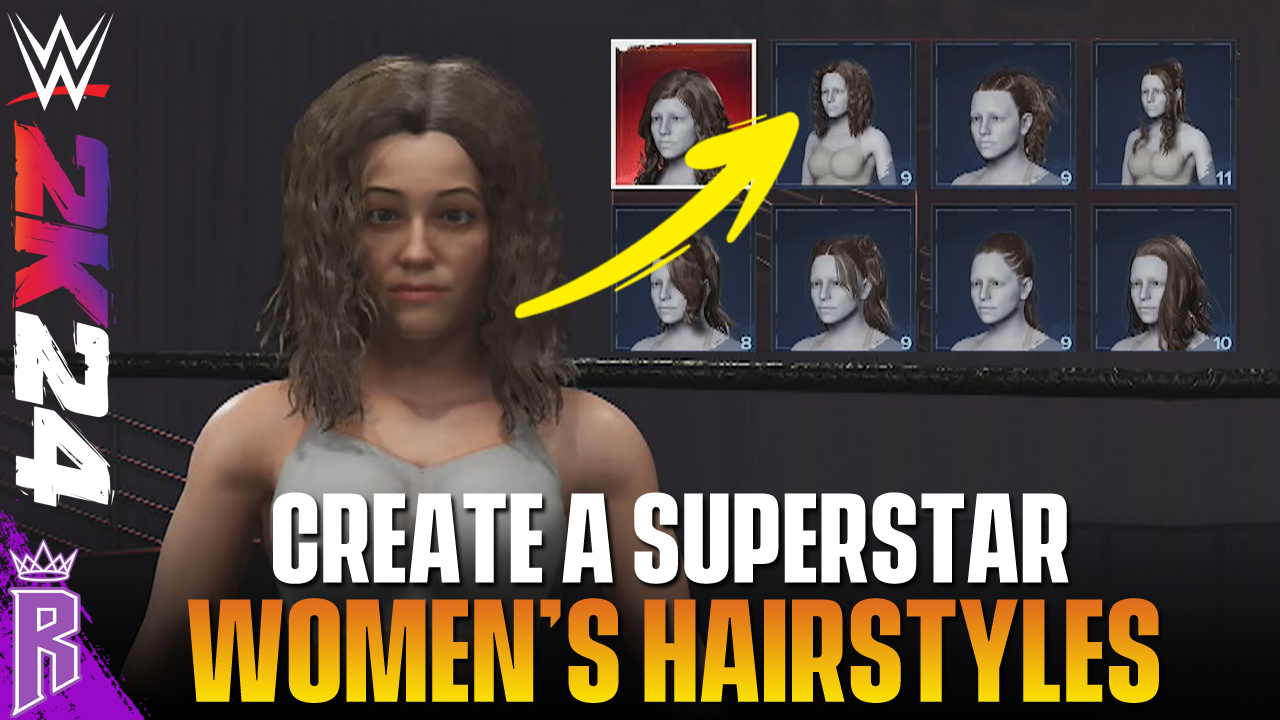 WWE 2K24: All Women's Generic Hairstyles #WWE2K24 - Revelleution.com ...