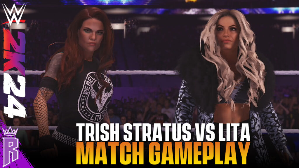 WWE 2K24: Trish Stratus Vs Lita [WrestleMania HollyWood] #WWE2K24 ...