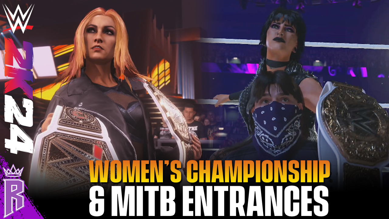 WWE 2K24: Women's Championship & MITB Entrances #WWE2K24 - Revelleution ...