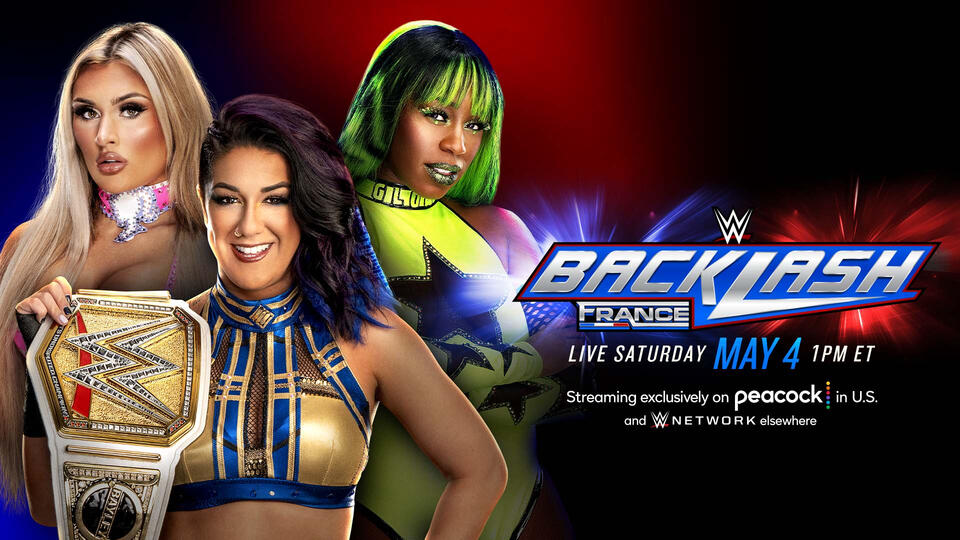 WWE Backlash Bayley Vs Naomi Vs Tiffany Stratton WWE Women's ...