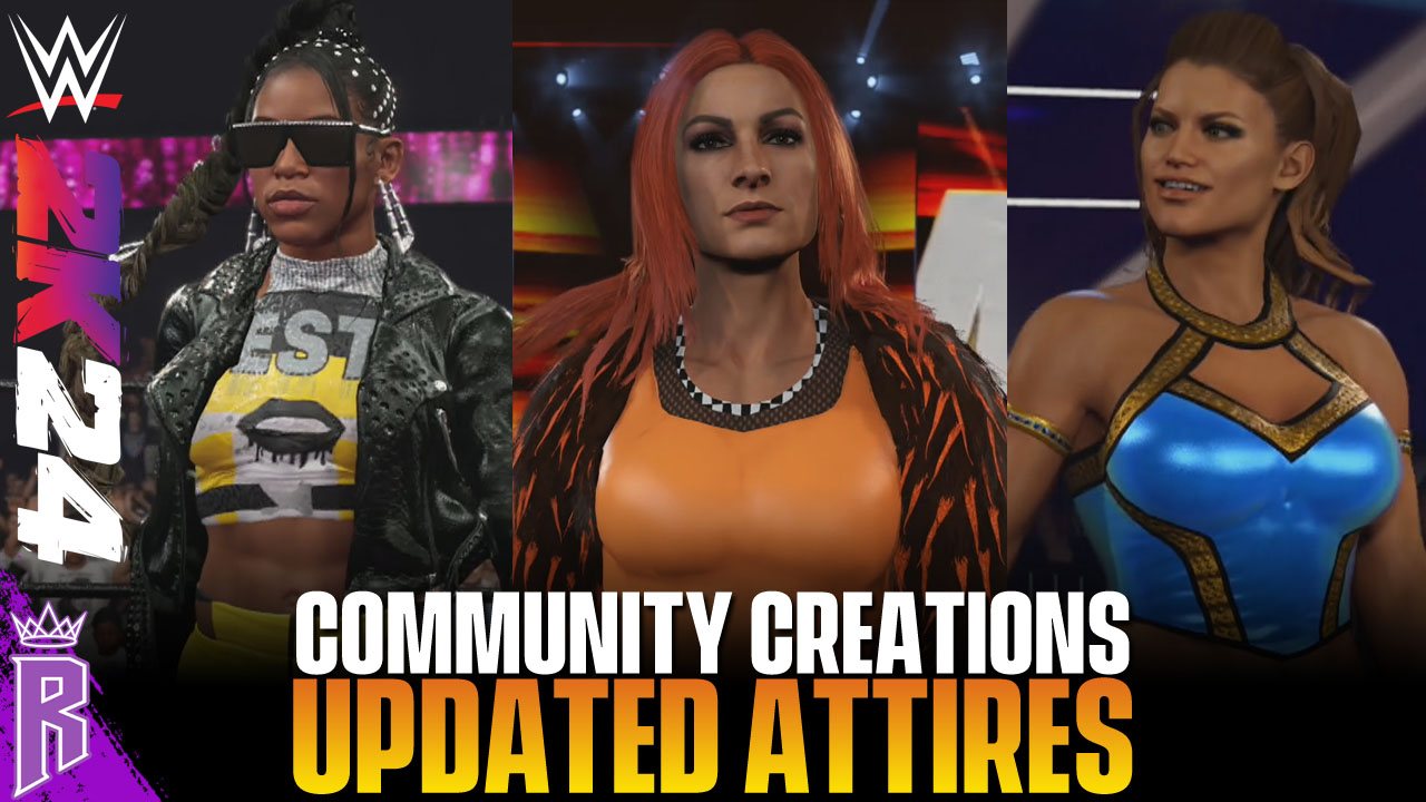 WWE 2K24 Updated Superstar Attires #WWE2K24 - Revelleution.com - Women ...