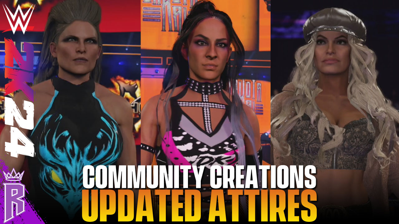 WWE 2K24 Updated Superstar Attires #WWE2K24 - Revelleution.com - Women ...