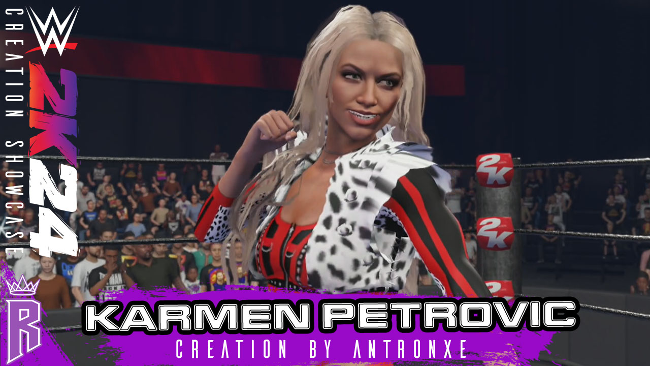 WWE 2K24 Creation Showcase: Karmen Petrovic #WWE2K24 #KarmenPetrovic ...