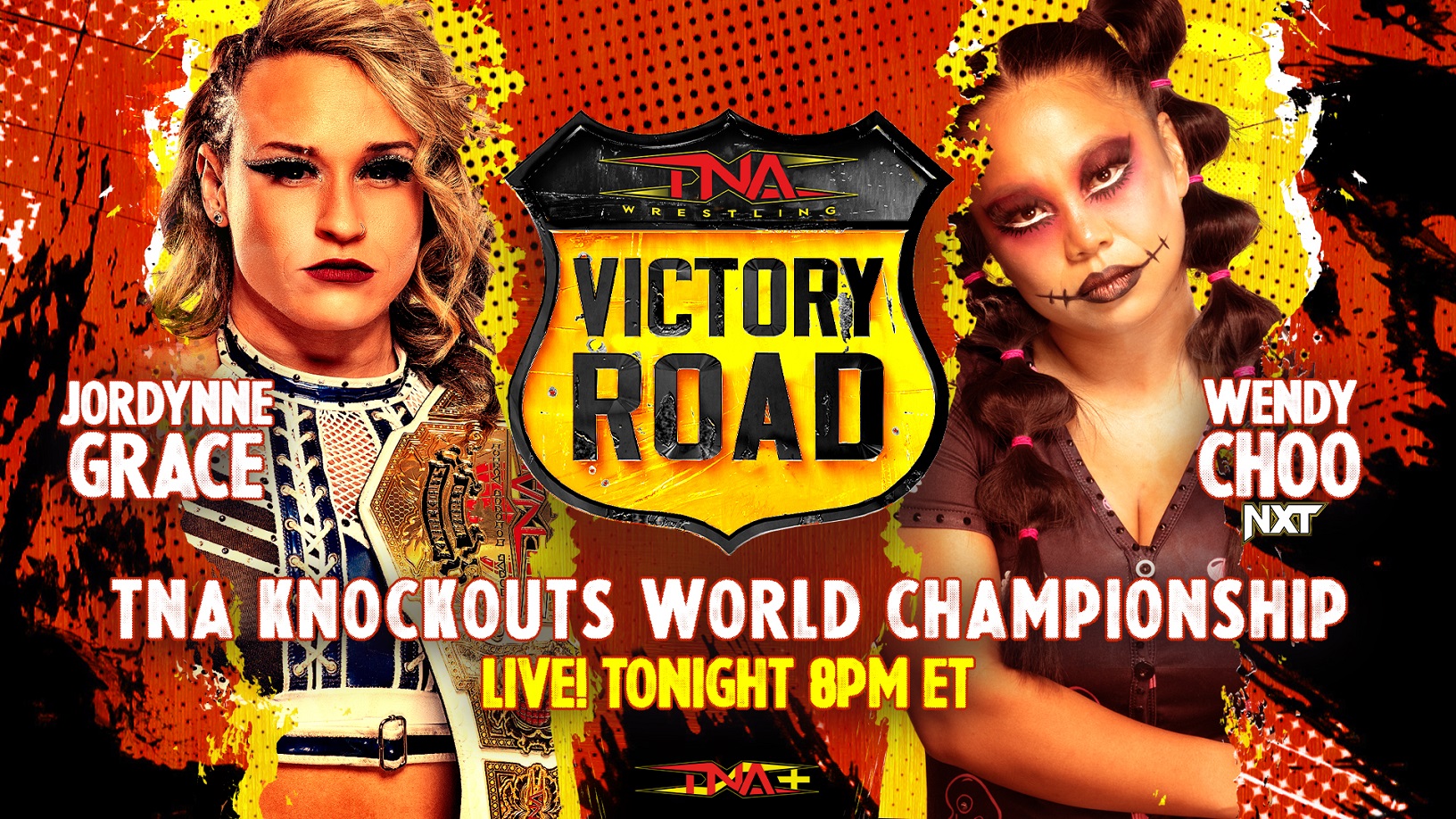 TNA Victory Road Jordynne Grace Vs Wendy Choo TNA Knockout's World ...