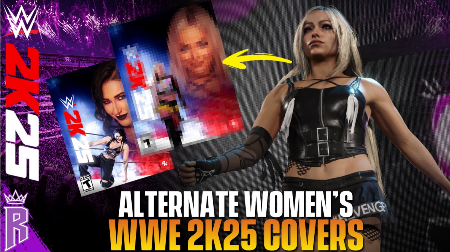 WWE 2K25: Alternate Women's WWE 2K25 Covers #WWE2K25 - Revelleution.com ...