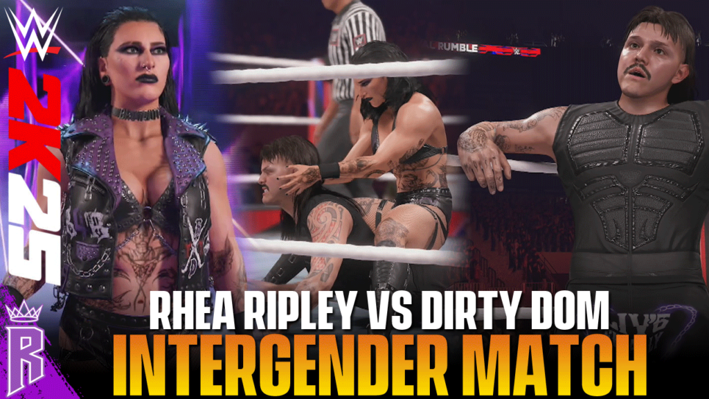 WWE 2K25 First Look: Rhea Ripley Vs 'Dirty' Dominik Mysterio ...