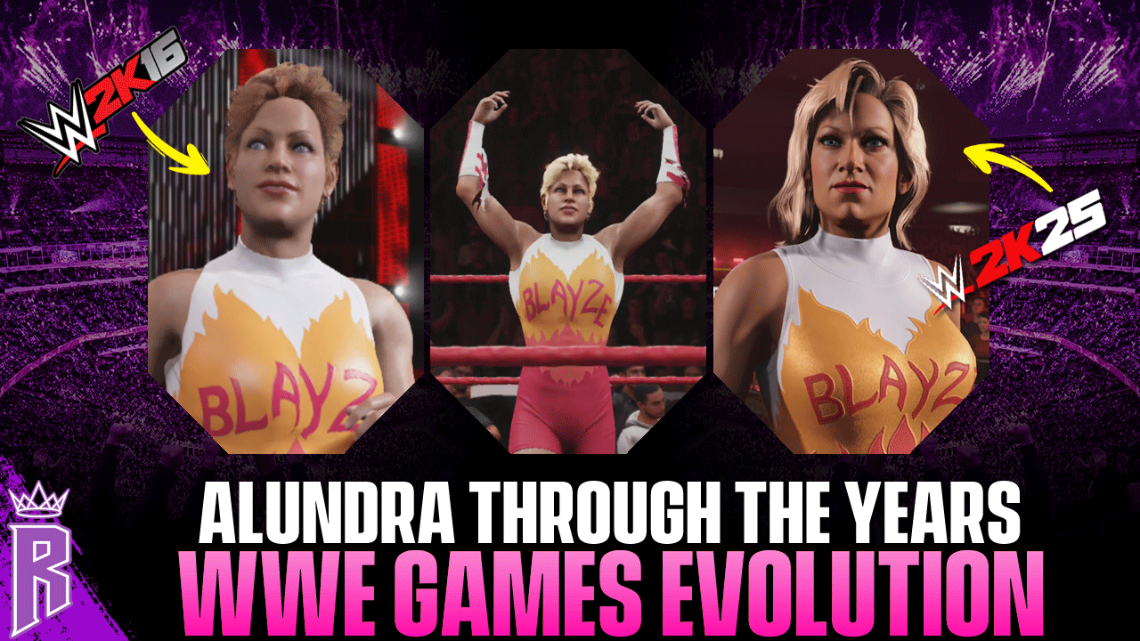 WWE Games Evolution: Alundra Blayze WWE 2K16 - WWE 2K25 #WWE2K25 #AlundraBlayze - Revelleution ...