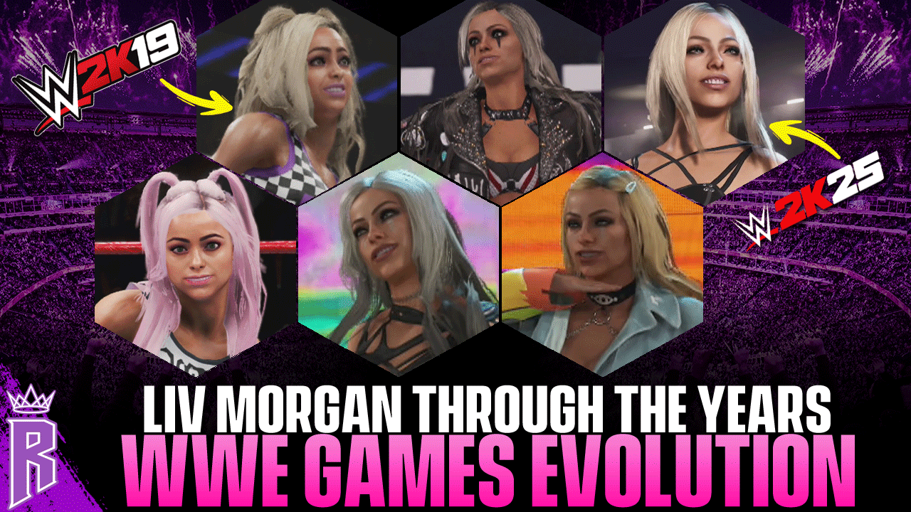 WWE Games Evolution: Liv Morgan WWE 2K19 - WWE 2K25 #LivMorgan - Revelleution.com - Women's ...