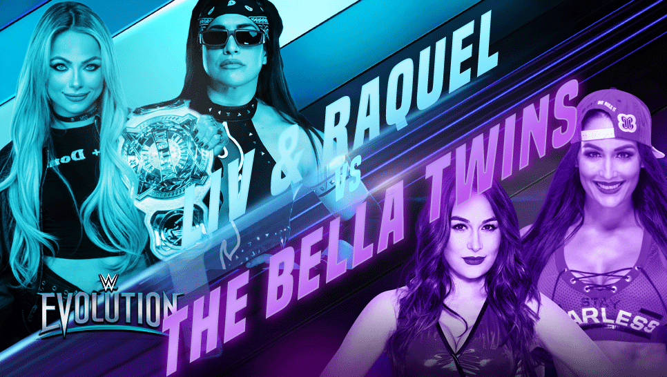 WWE Evolution: Liv Morgan & Raquel Rodriguez Vs The Bella Twins # ...